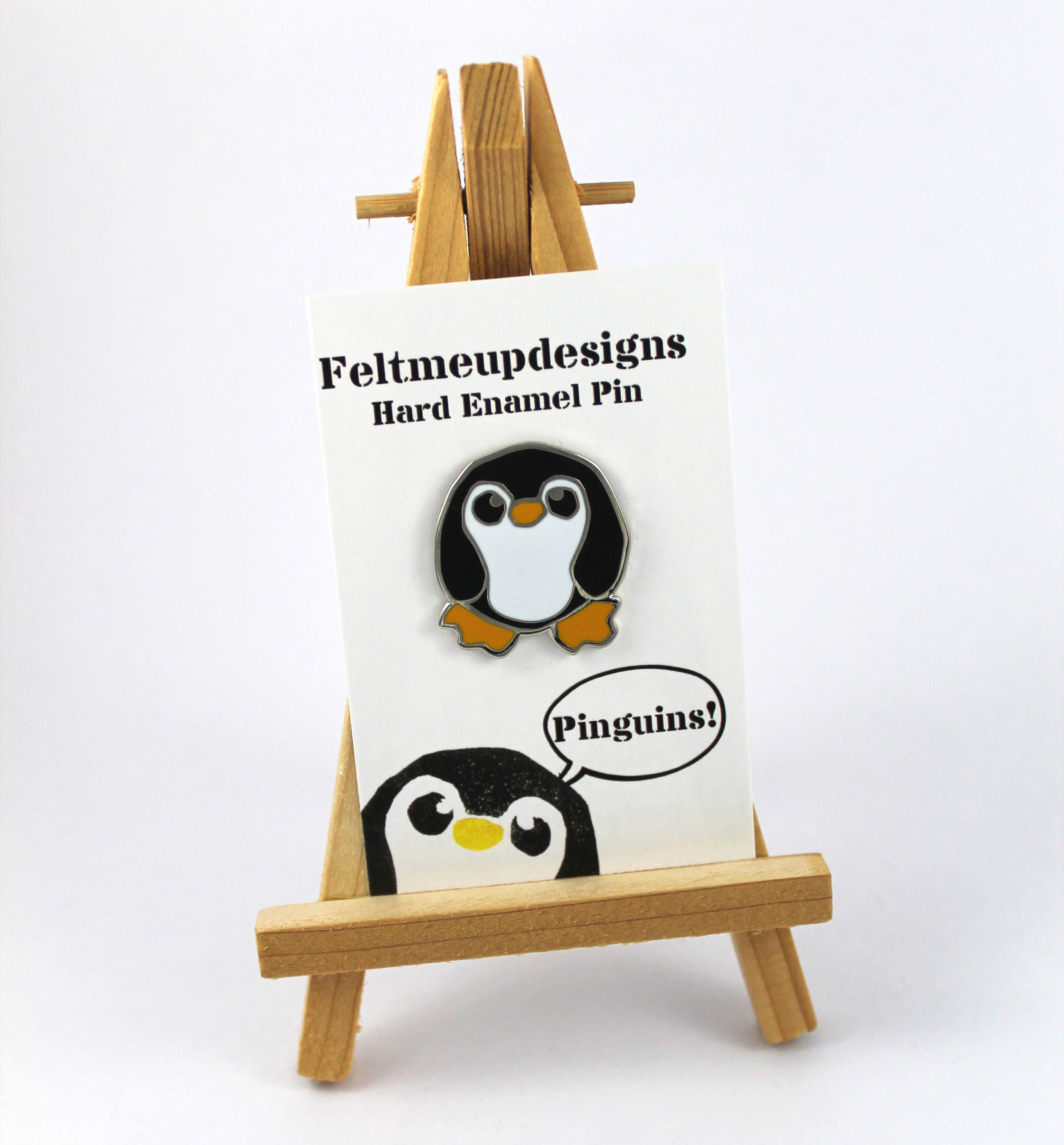 Penguin Pin Enamel Penguin Pin Penguin Badge Cute Pin - Etsy Canada