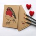 A6 Robin Notebook A6 Plain Kraft Notebook With Blank Pages - Etsy UK