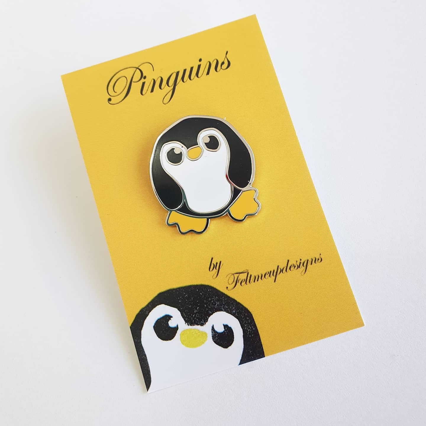 Penguin Pin Enamel Penguin Pin Penguin Badge Cute Pin - Etsy Canada