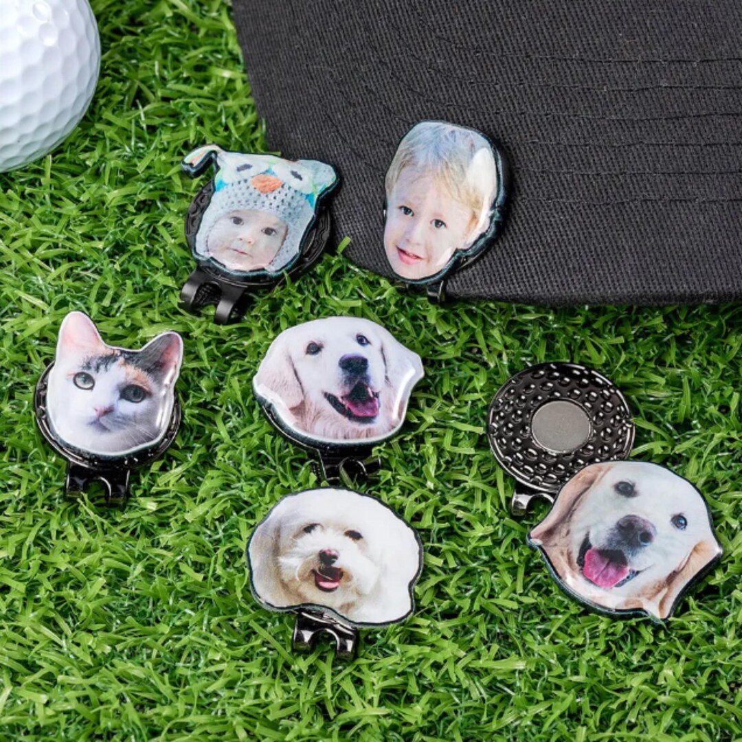 Custom Golf Marker With Photo, Picture Golf Ball Marker Magnetic Hat ...