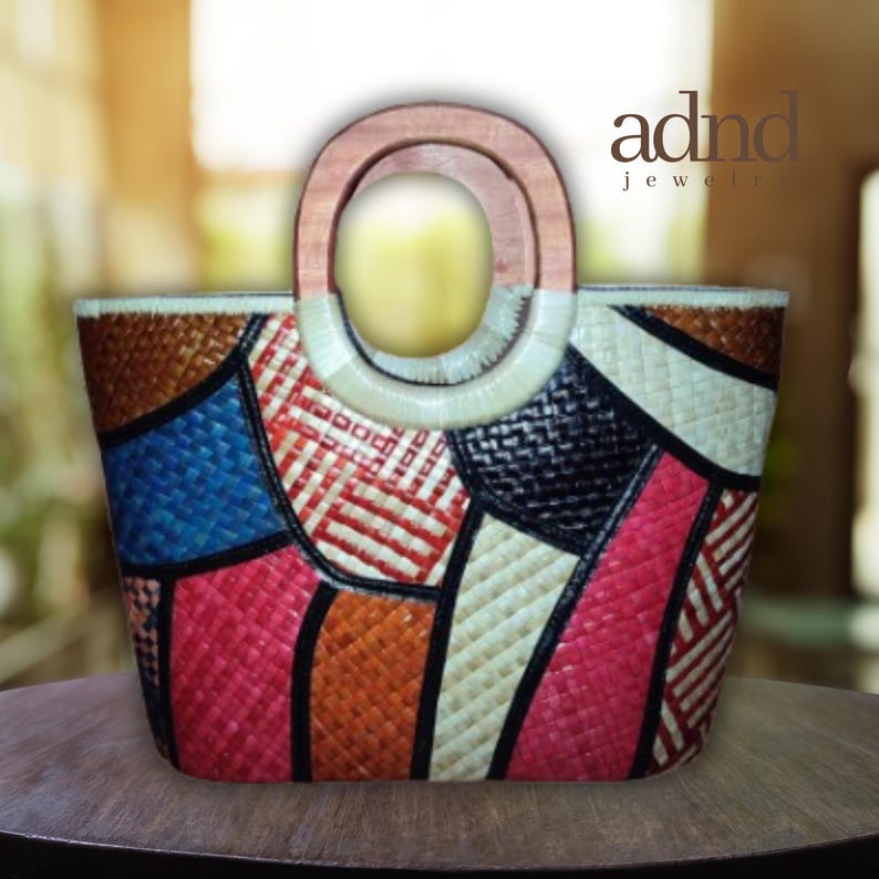 Handwoven Pandan Bayong Bag, Eco-friendly Tote Bags, Unique Gift Ideas ...