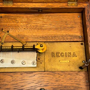 Antique Regina Music Box - Etsy