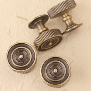 Antique Brass Knobs Knurled Texture Antique Gold Dresser Knobs Aged Brass Knobs Brass Drawer ...