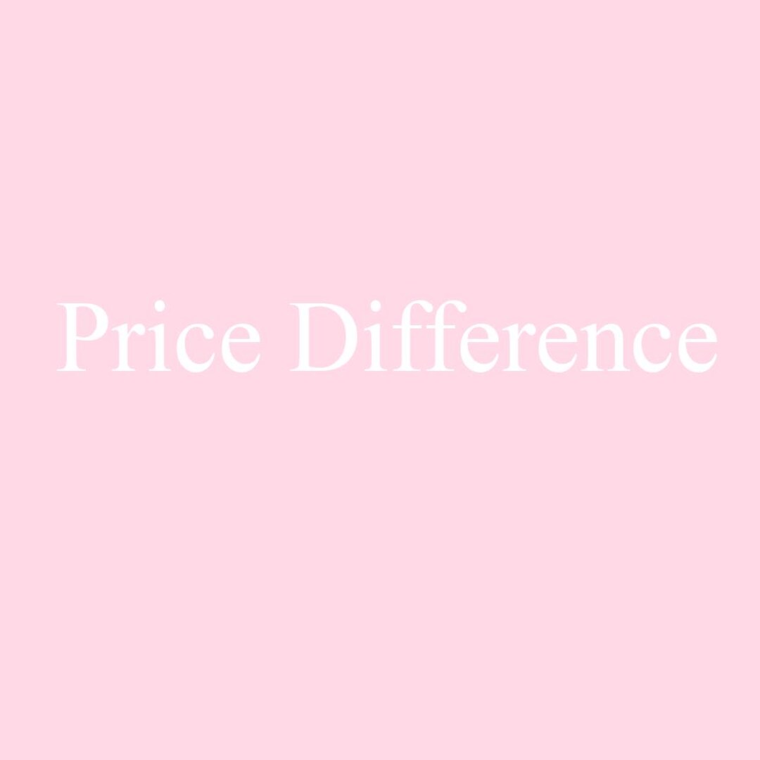 Price Difference - Etsy