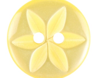 Yellow Star Buttons - Etsy