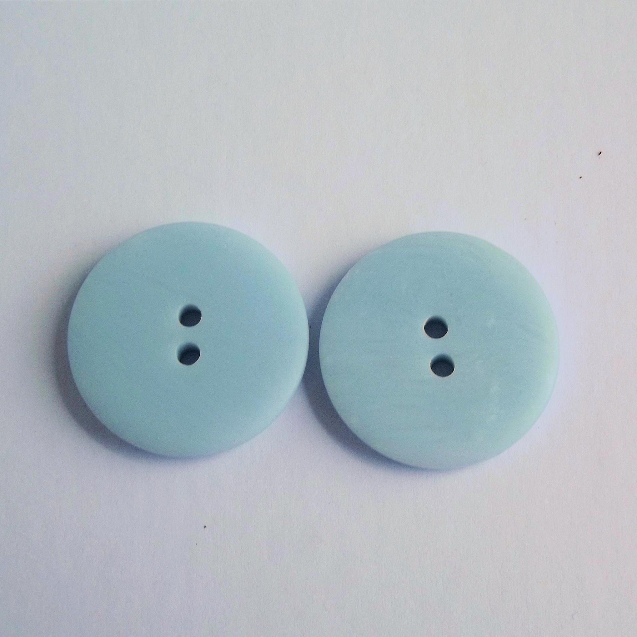 Light Blue 2 hole Buttons 23mm Buttons 2 Hole Buttons | Etsy