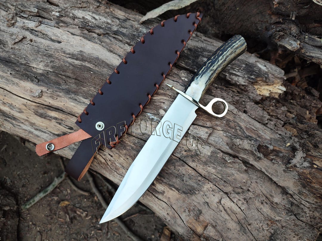 Tombstone Ring Guard Replica Movie Knife 15" | Hand Forged Bowie Knife ...