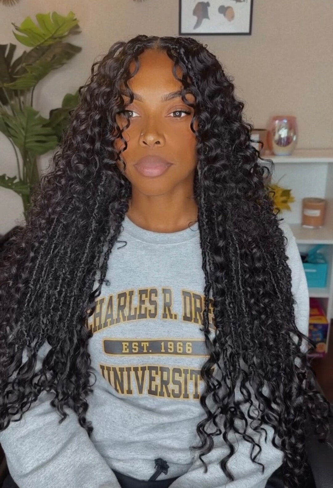 Boho Locs bonny Locs With Human Curly Hair - Etsy