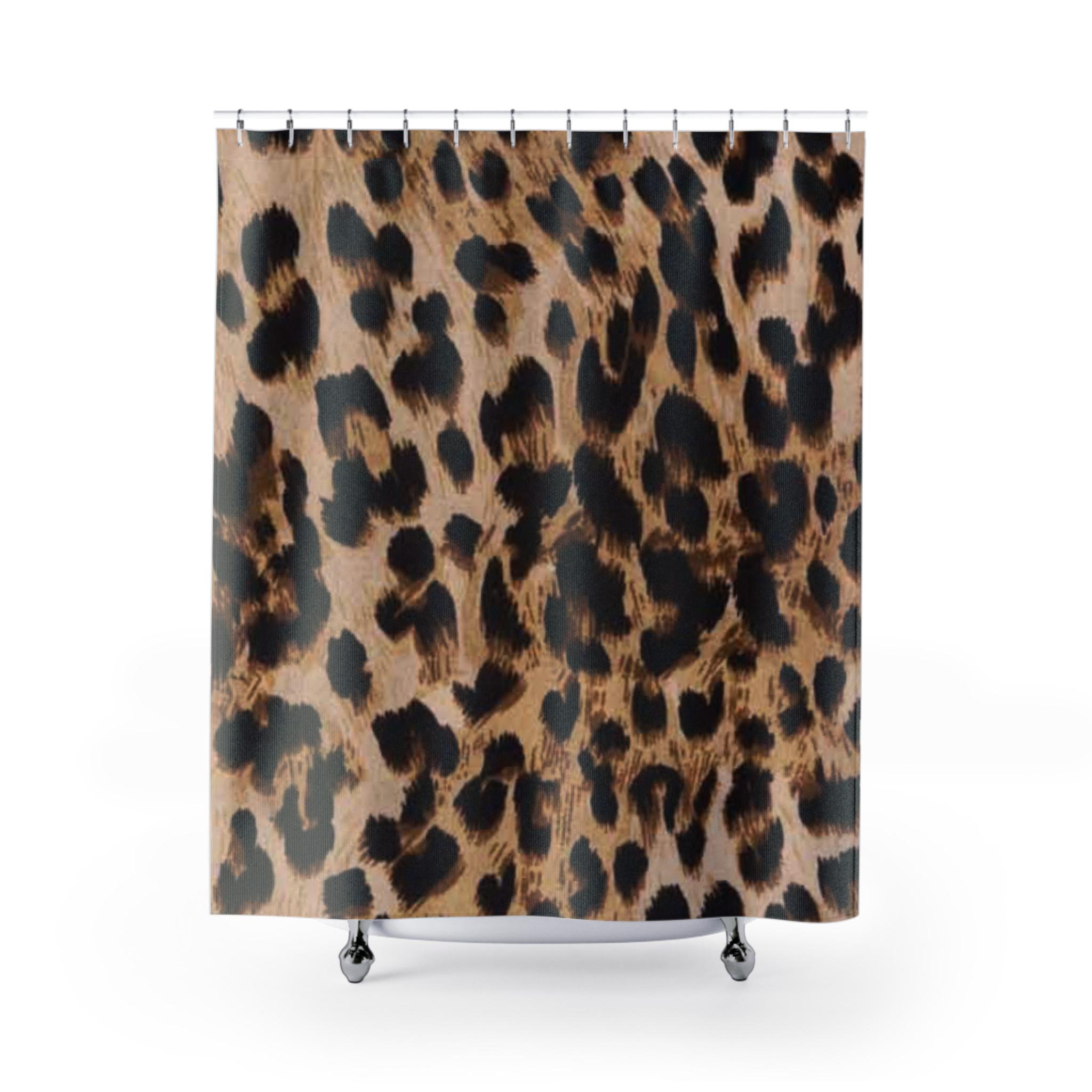 Leopard Shower Curtains - Etsy