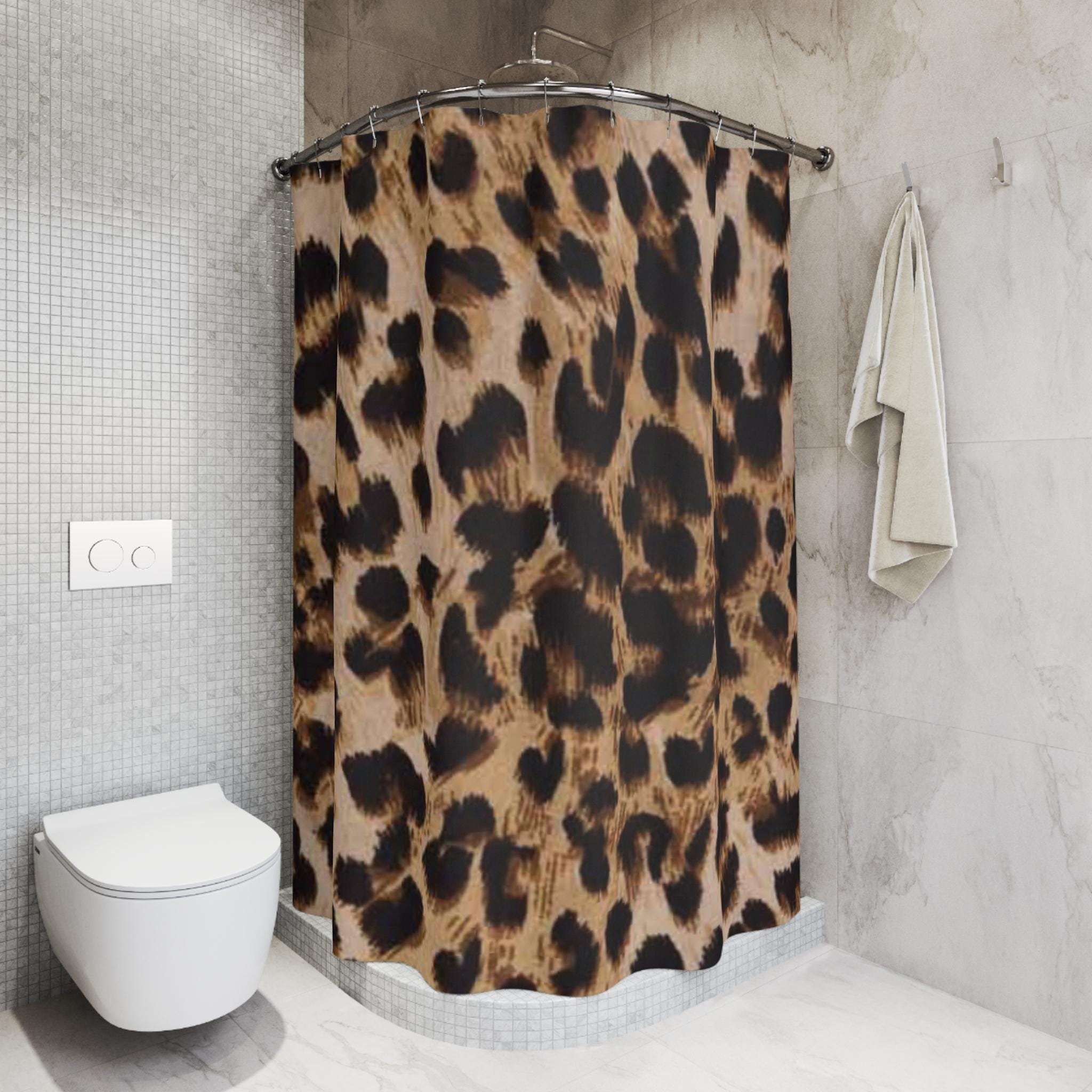 Leopard Shower Curtains - Etsy
