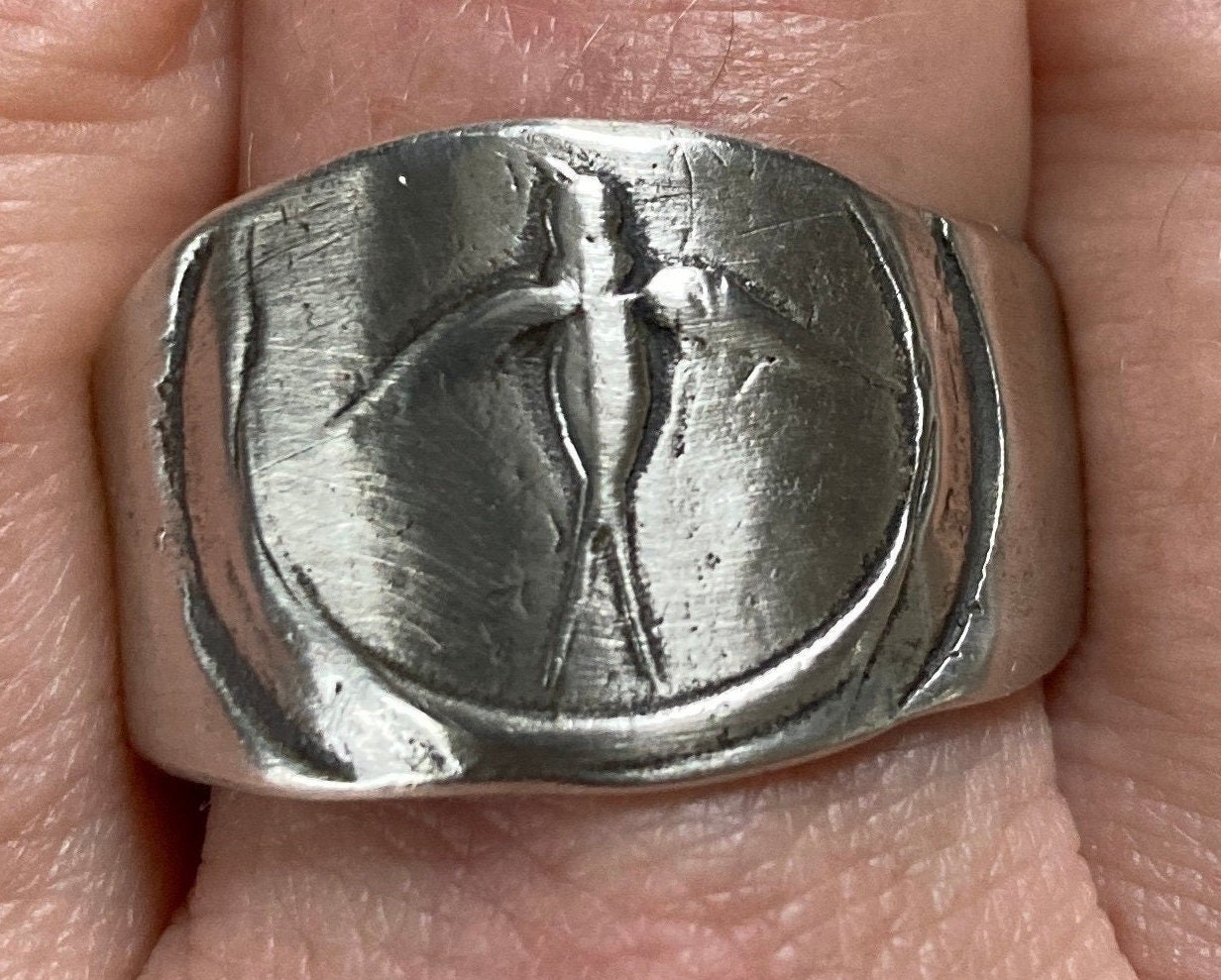 Bird Stamp Ring - Etsy