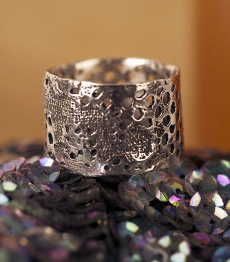 Cloud Lace Ring Size 8.25 - Etsy