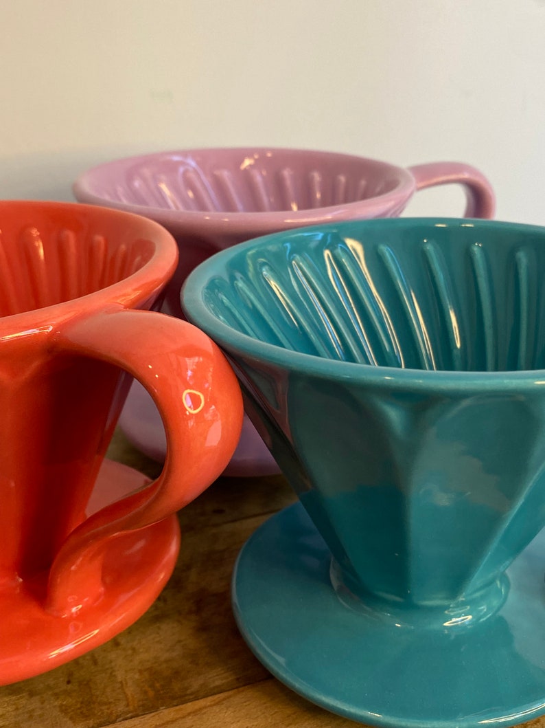 Handmade Ceramic Pour Over Coffee Dripper: V60 Coffee Bar Essential - Etsy