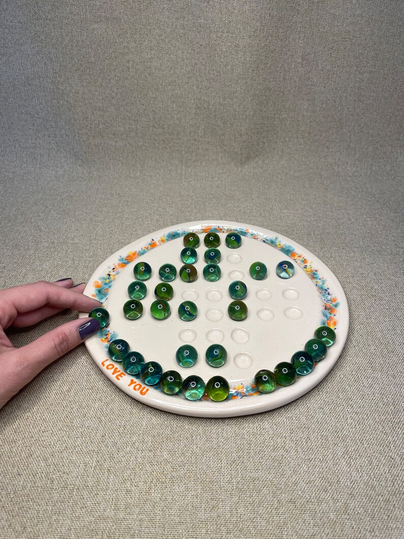 Handmade Ceramic Solo Test, Unique Anniversary Gift for Him, Puzzle ...