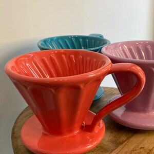 Handmade Ceramic Pour Over Coffee Dripper: V60 Coffee Bar Essential - Etsy