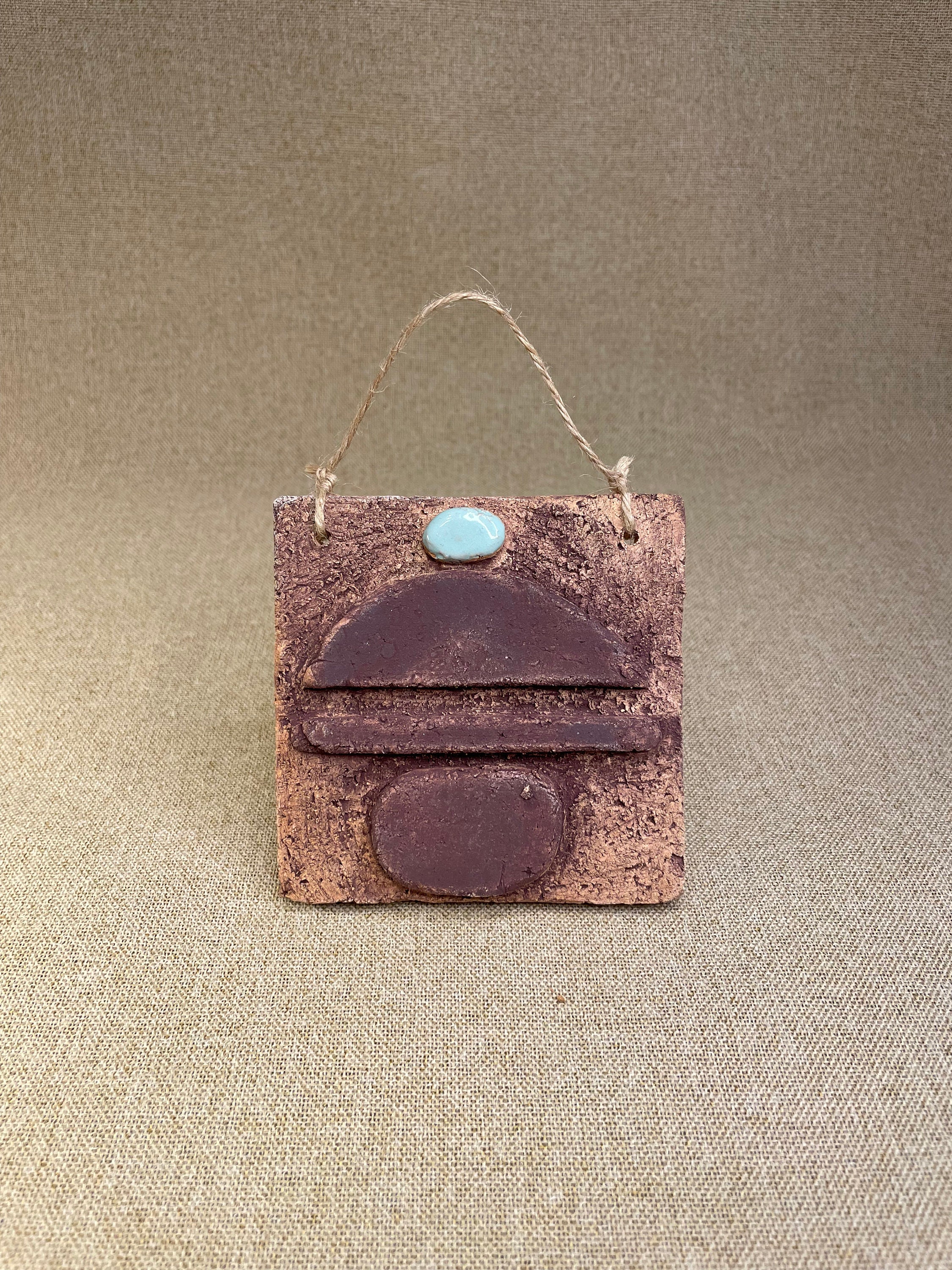 Handmade Ceramic Wall Art,surreal Fantasy Pottery,portrait of a Lady on ...