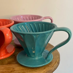 Handmade Ceramic Pour Over Coffee Dripper: V60 Coffee Bar Essential - Etsy