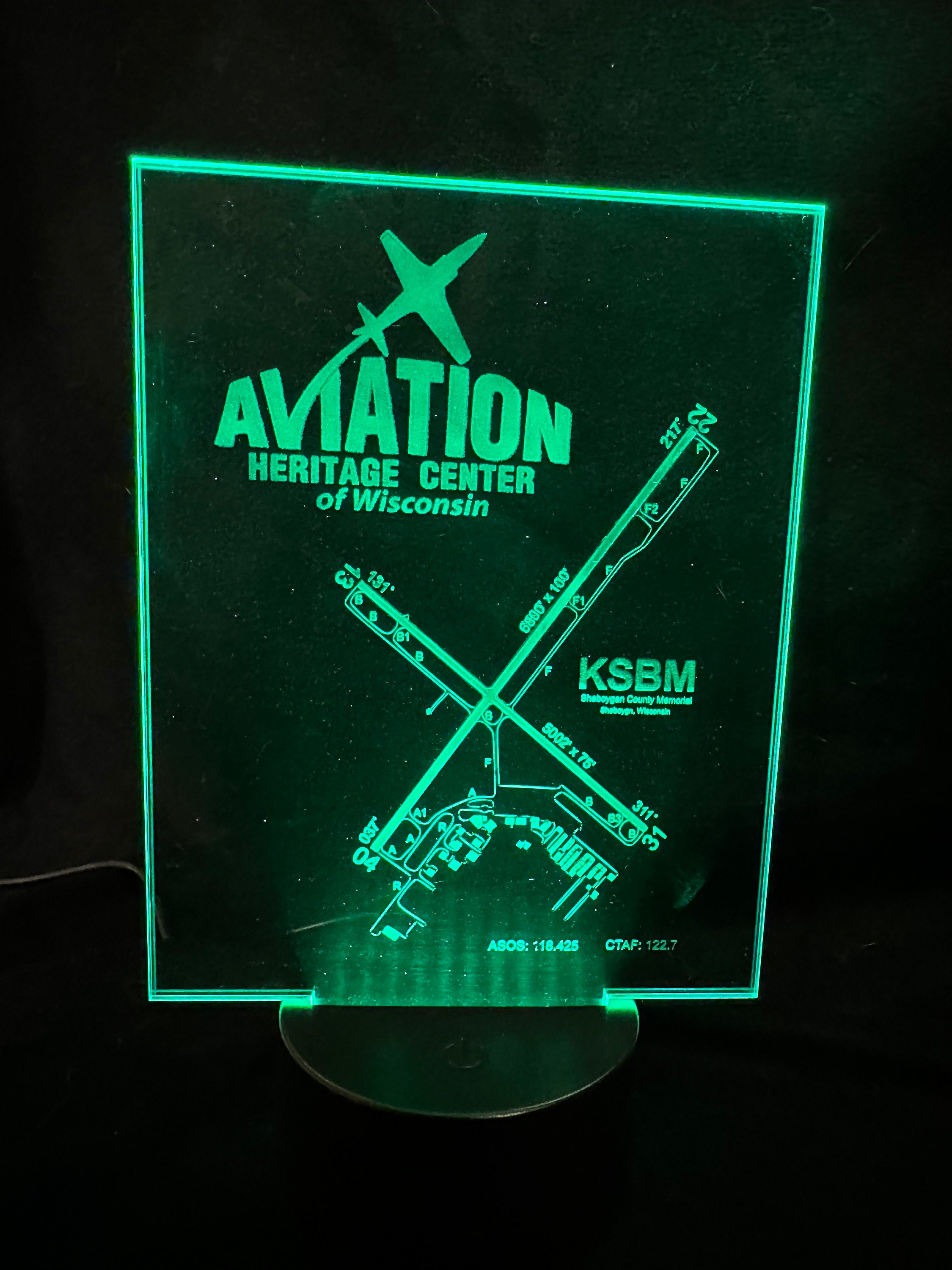 Custom Acrylic LED Sign Airport Diagram - Etsy