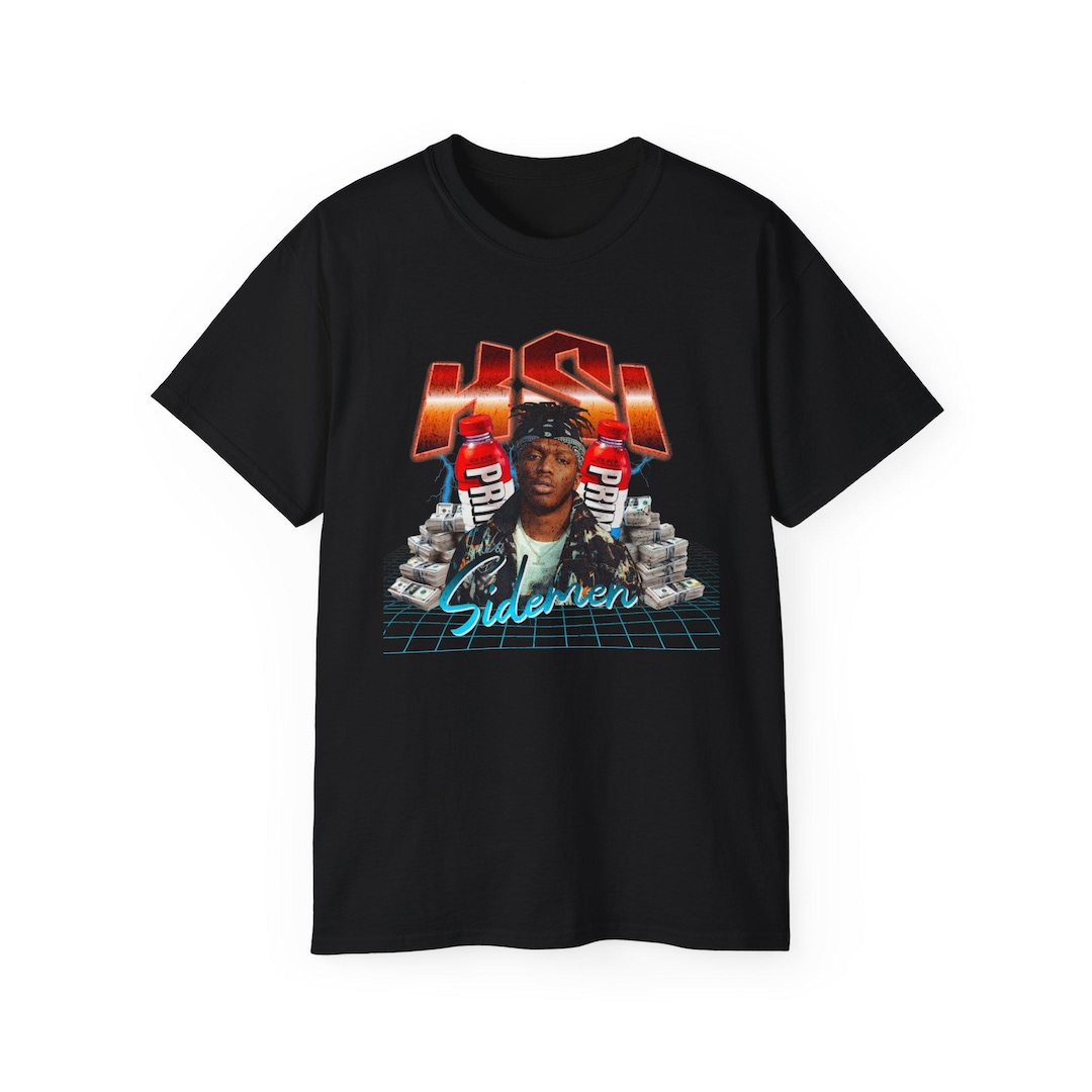 KSI T-shirt, Youtube Funny Streamer Prime Hip Hop Gift Tee, Unisex ...