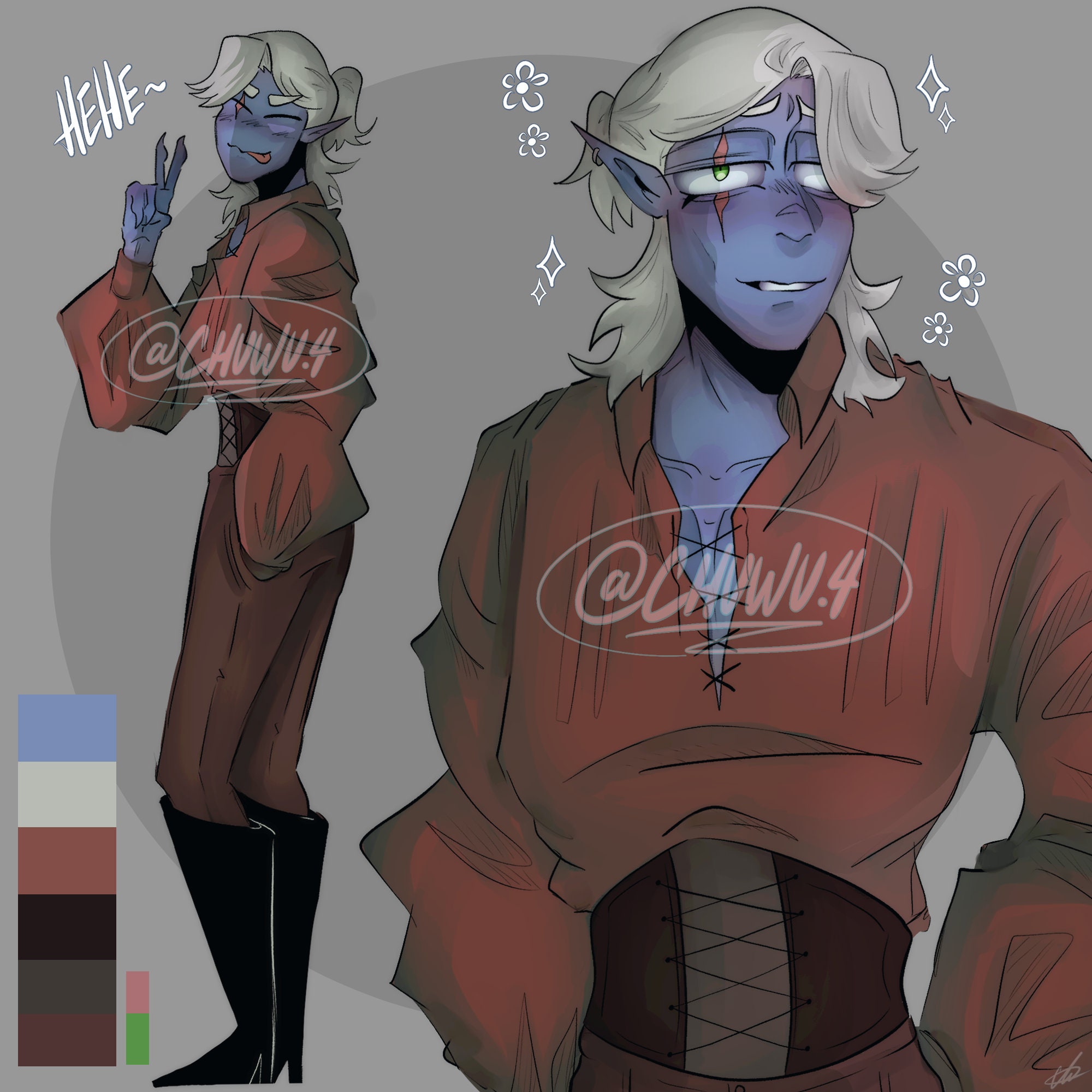 Drow Dude Adopt DND Adoptable Drow - Etsy