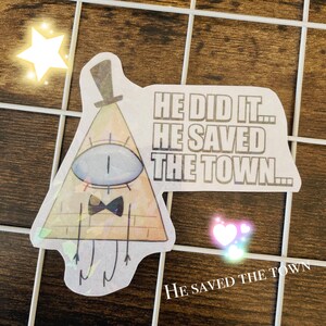 Cursed Bills || Stickers- Gravity Falls - Bill Cipher, Fiddleford ...