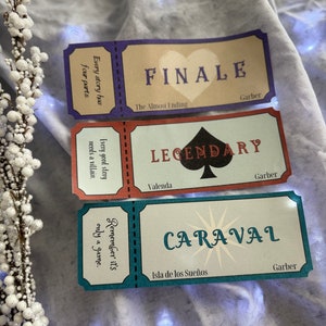 Caraval Bookmarks - Etsy