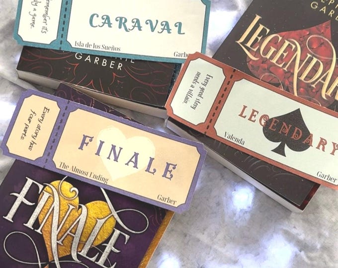 CARAVAL Ticket Bookmark - Stephanie Garber - Etsy