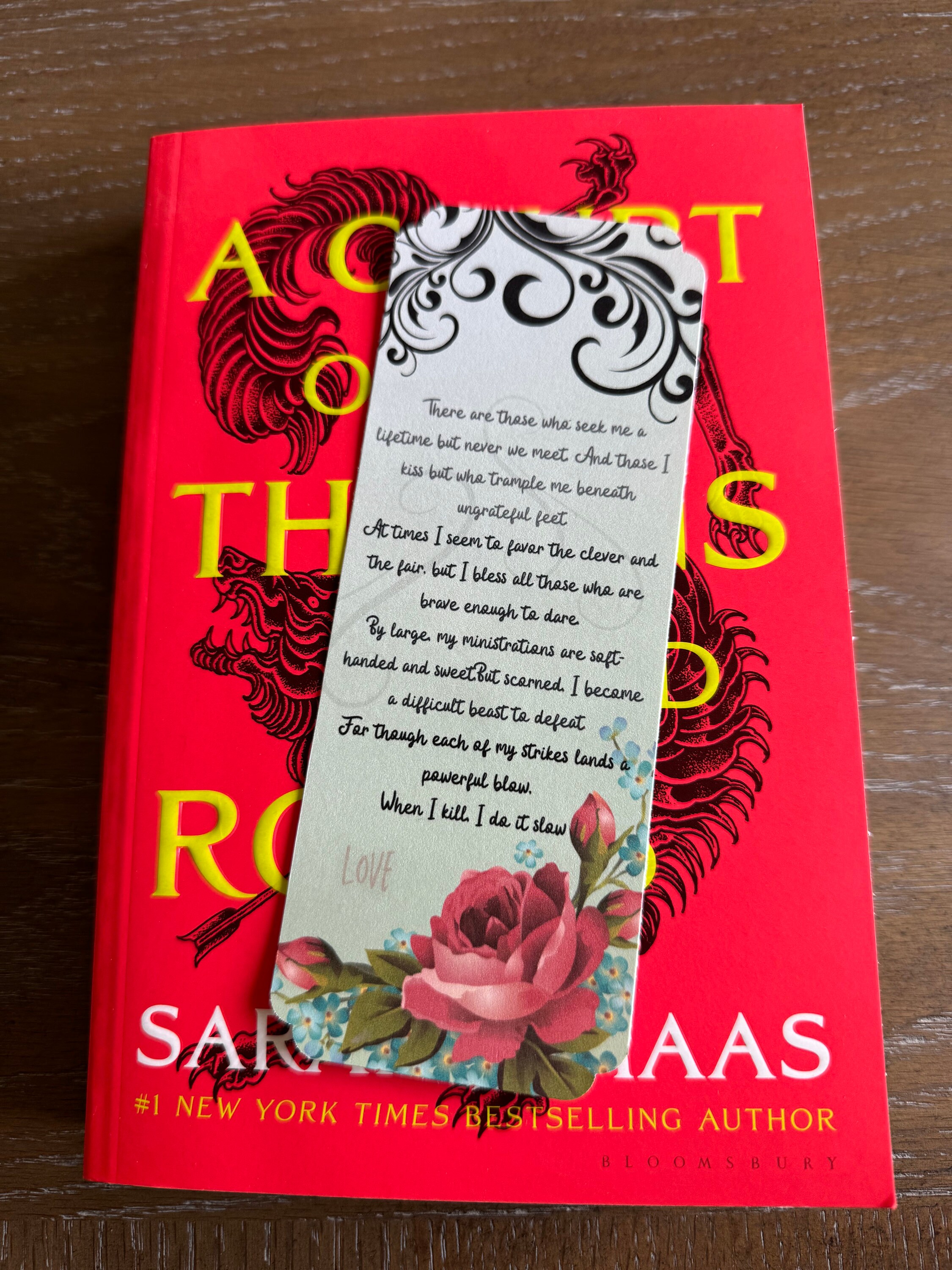 A Court of Thorns and Roses Bookmarks - Etsy