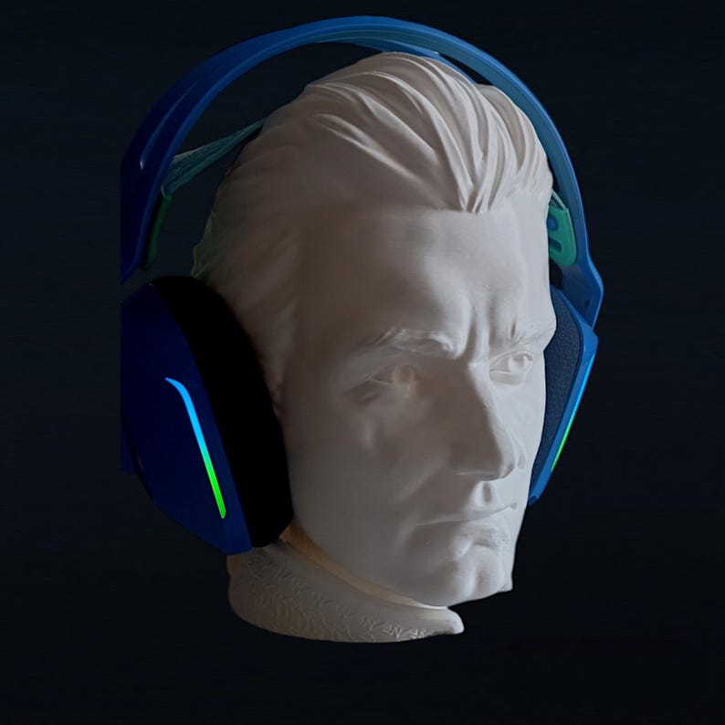 Realistic Homelander Headphone Head 3D Printed Headphone Stand, Bust ...
