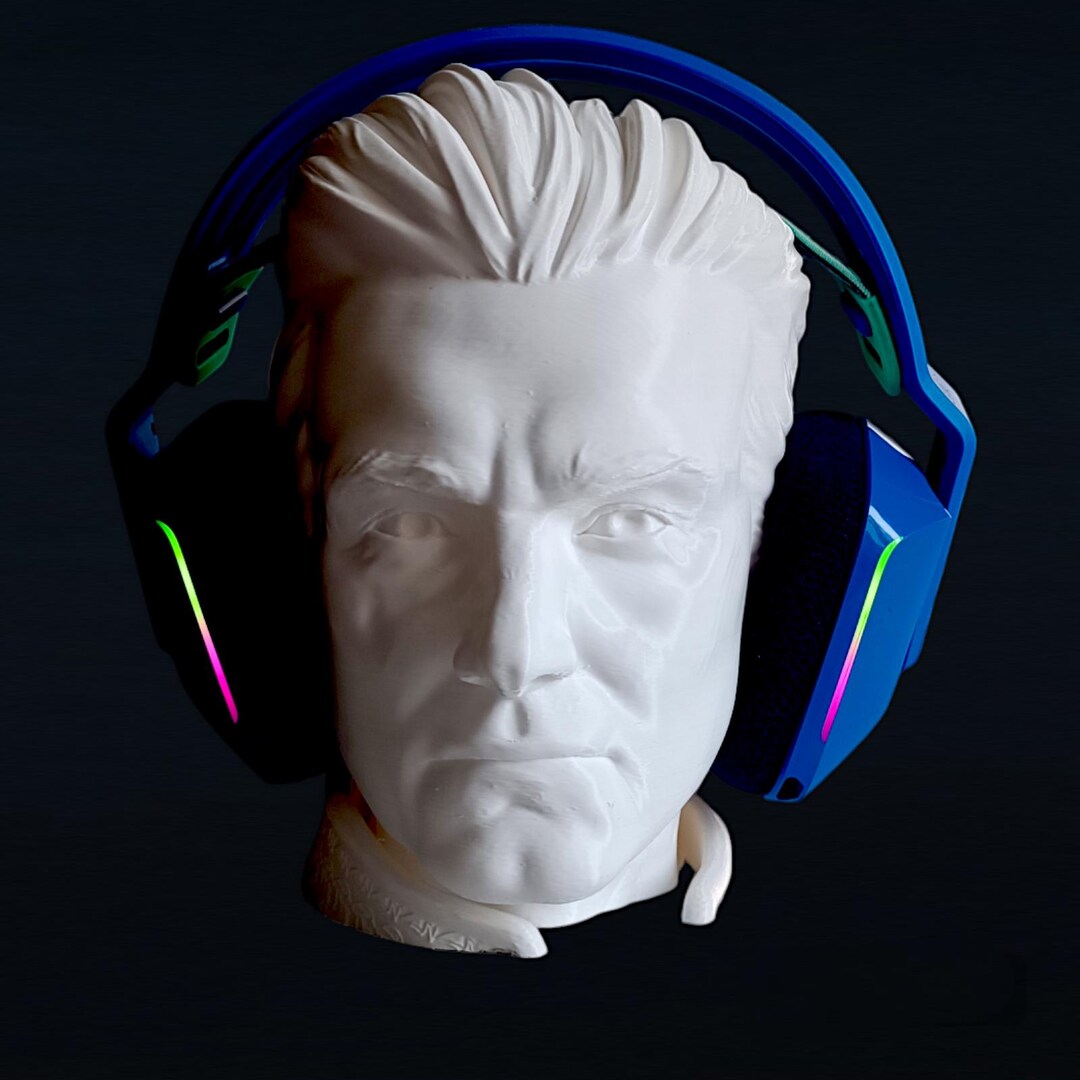 Realistic Homelander Headphone Head 3D Printed Headphone Stand, Bust ...