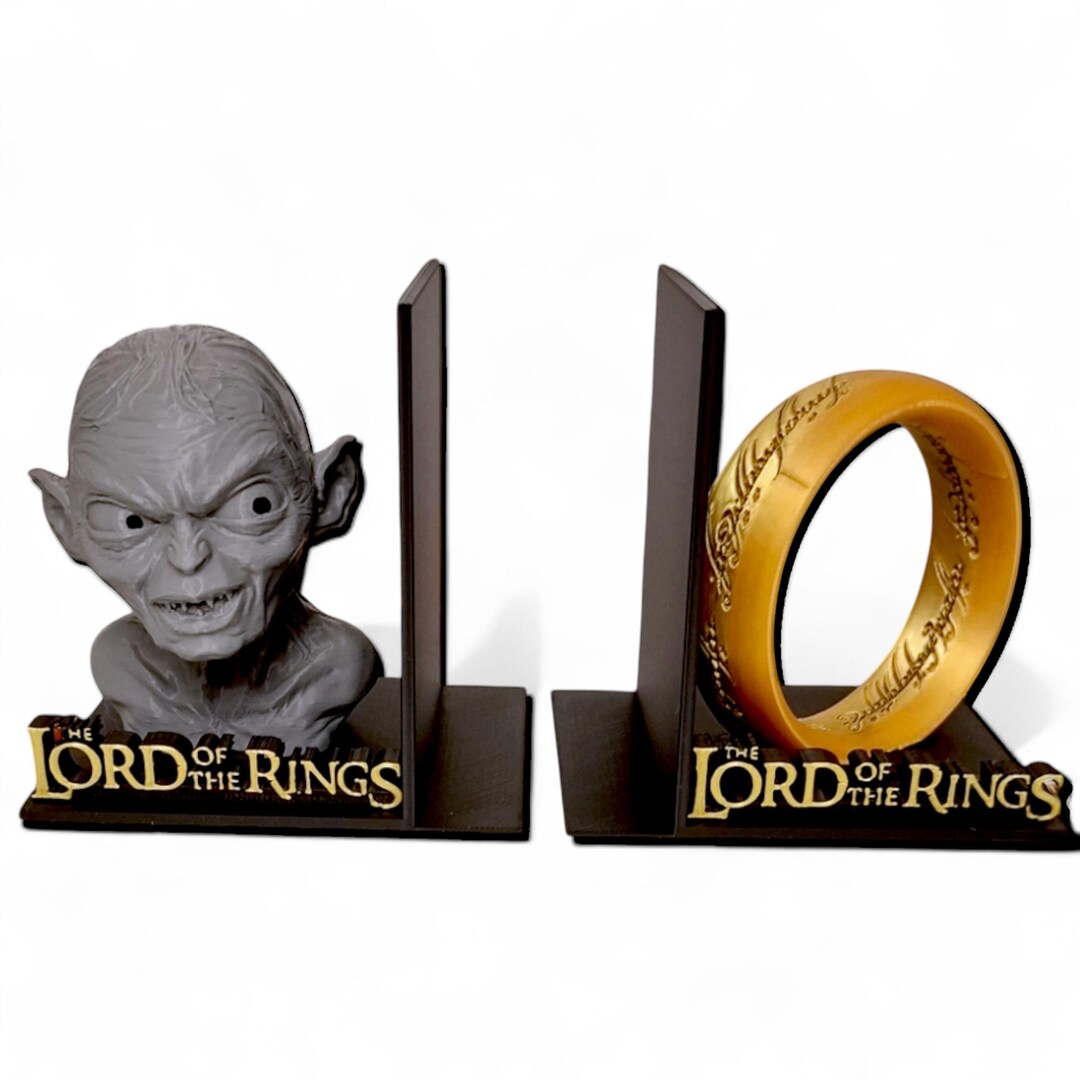 Bookend, Bookends, Lord of the Rings, Tolkien, Set of 2 Pieces. VILLAIN ...