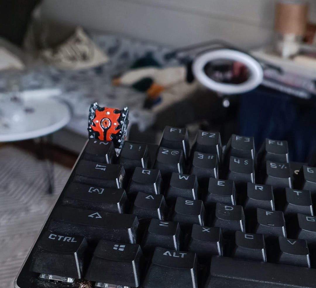 Hand-painted Keycap Warcraft, Large 2cm Horde, Wow Chest, Keyboard ...