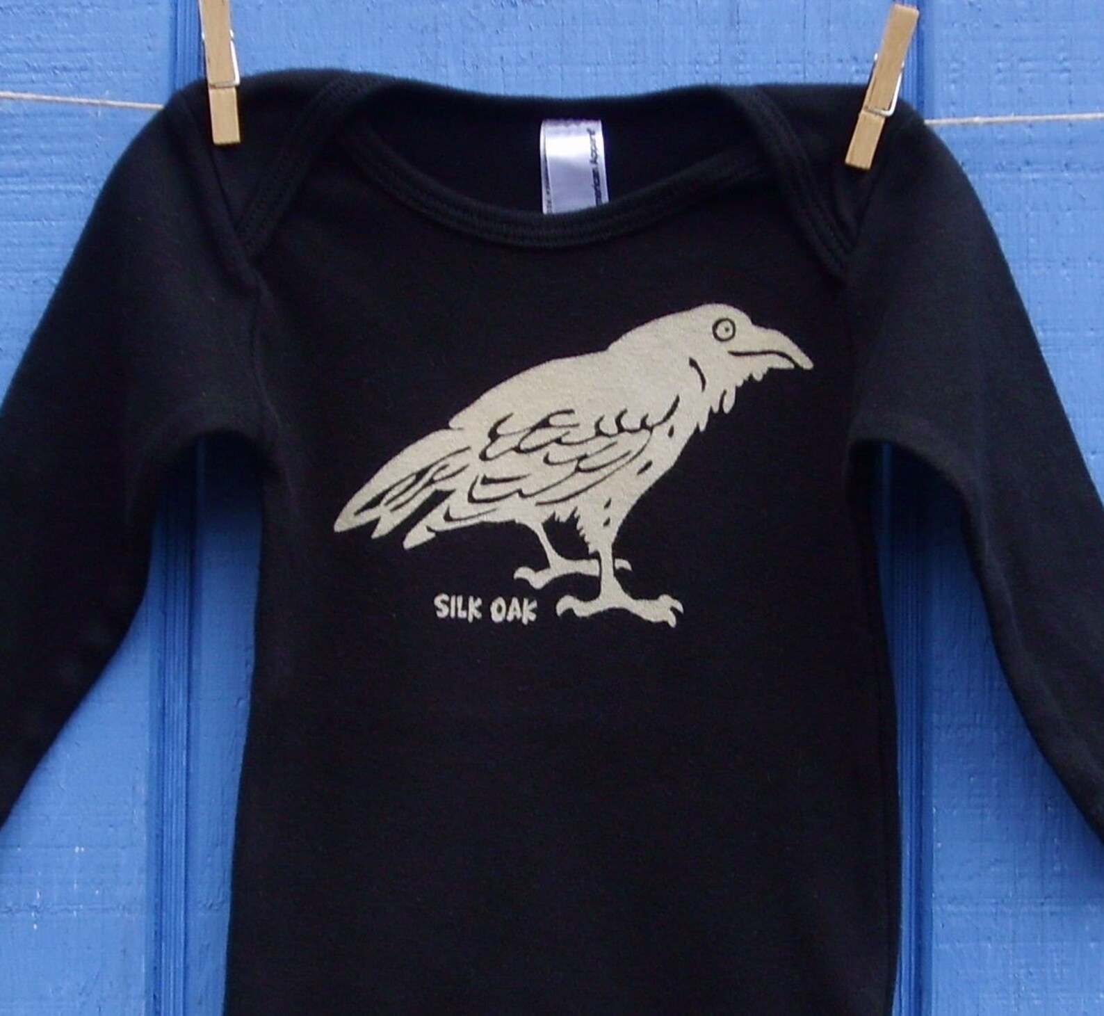 Mischievous Black Raven Long Sleeve Infant One Pc. - Etsy