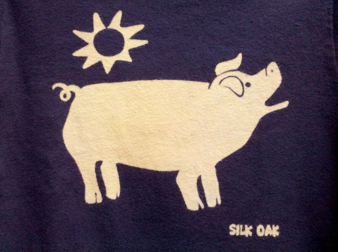 Navy Pig Long Sleeve Kids Tee Sizes 2-12 - Etsy