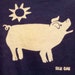 Navy Pig Long Sleeve Kids Tee Sizes 2-12 - Etsy