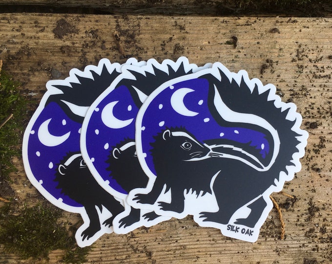 Die-cut Skunk Sticker Set of 3 Perfect for Laptop or Water Bottle - Etsy