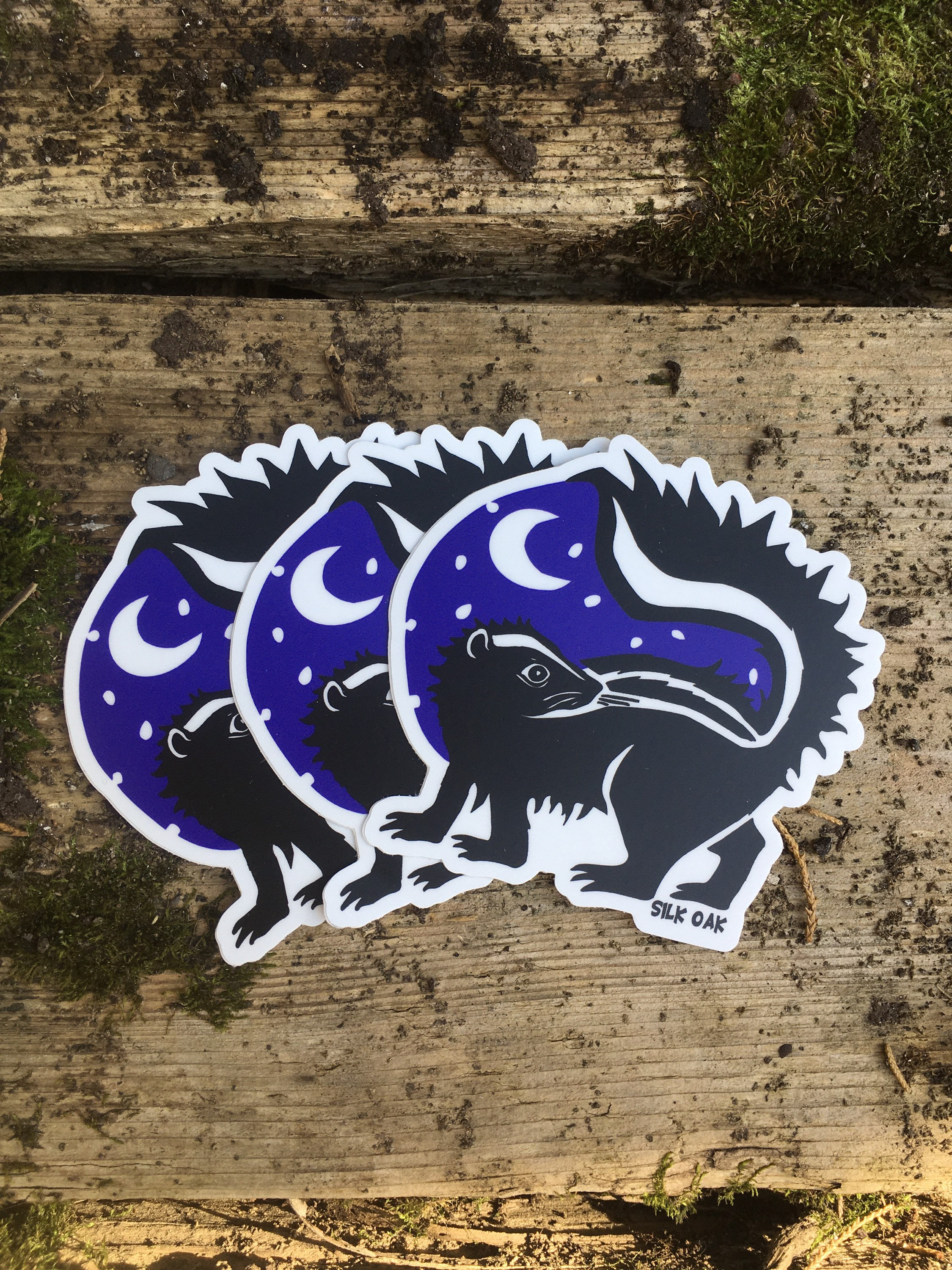 Die-cut Skunk Sticker Set of 3 Perfect for Laptop or Water Bottle - Etsy