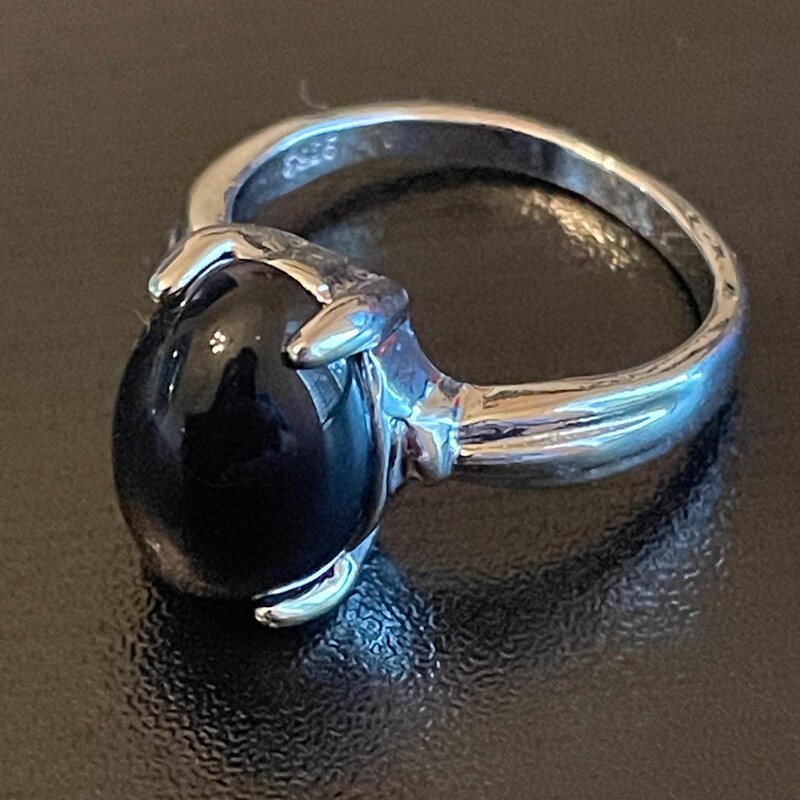 Obsidian Mens Ring - Etsy