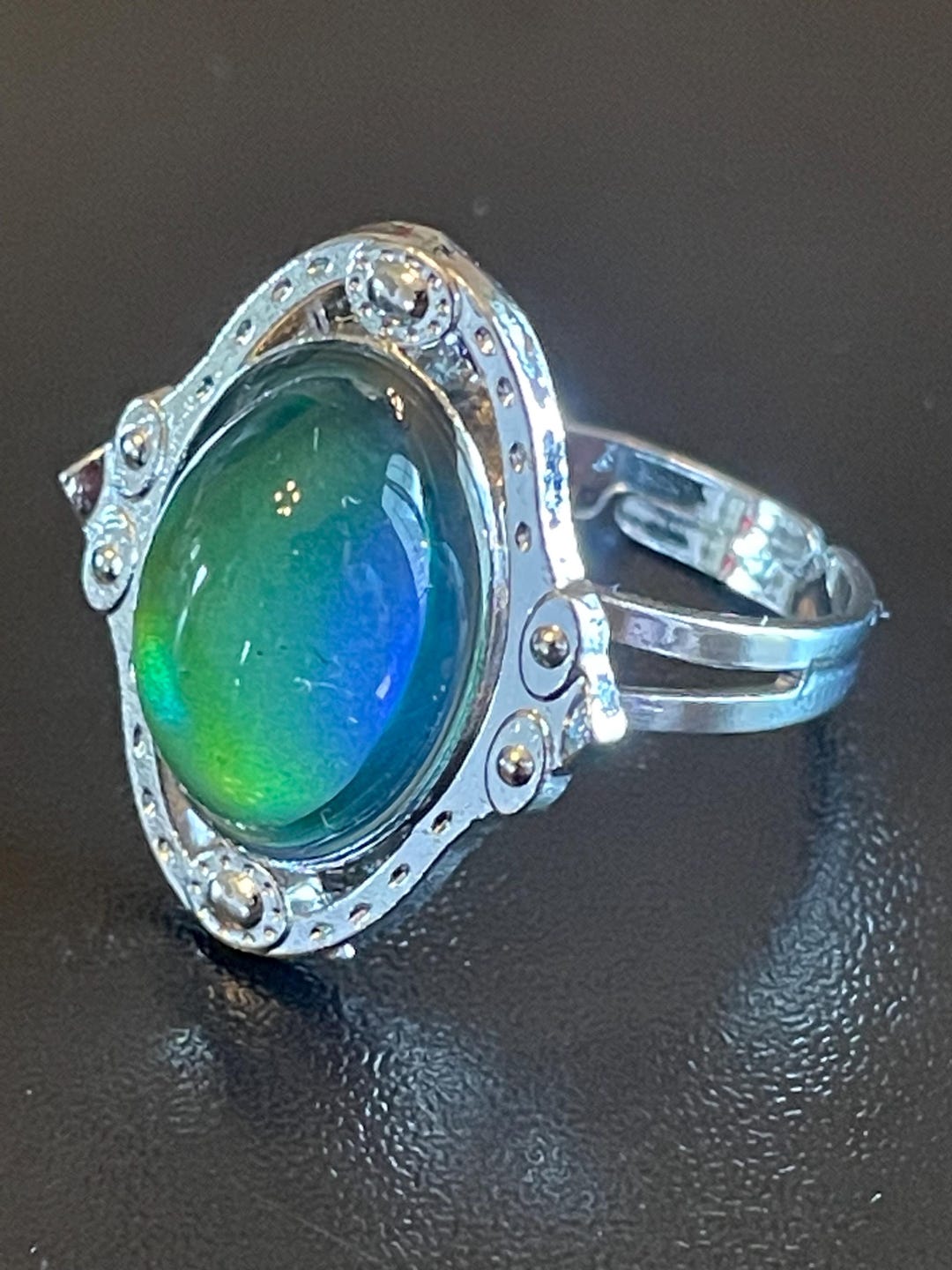 Color Change Mood Ring, Adjustable Ring, Vintage Ring, Women Ring ...