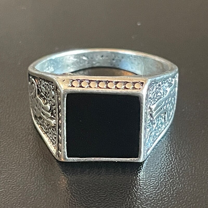 Obsidian Rings - Etsy