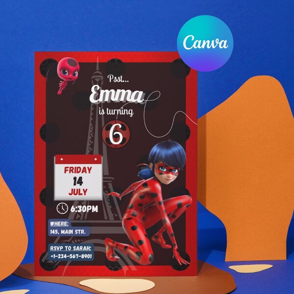 Miraculous Ladybug Party Supplies - Etsy