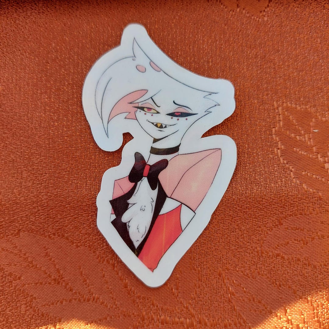 Angel Dust Hazbin Hotel Sticker - Etsy