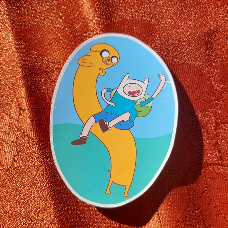 Finn and Jake | Adventure Time Sticker - Etsy