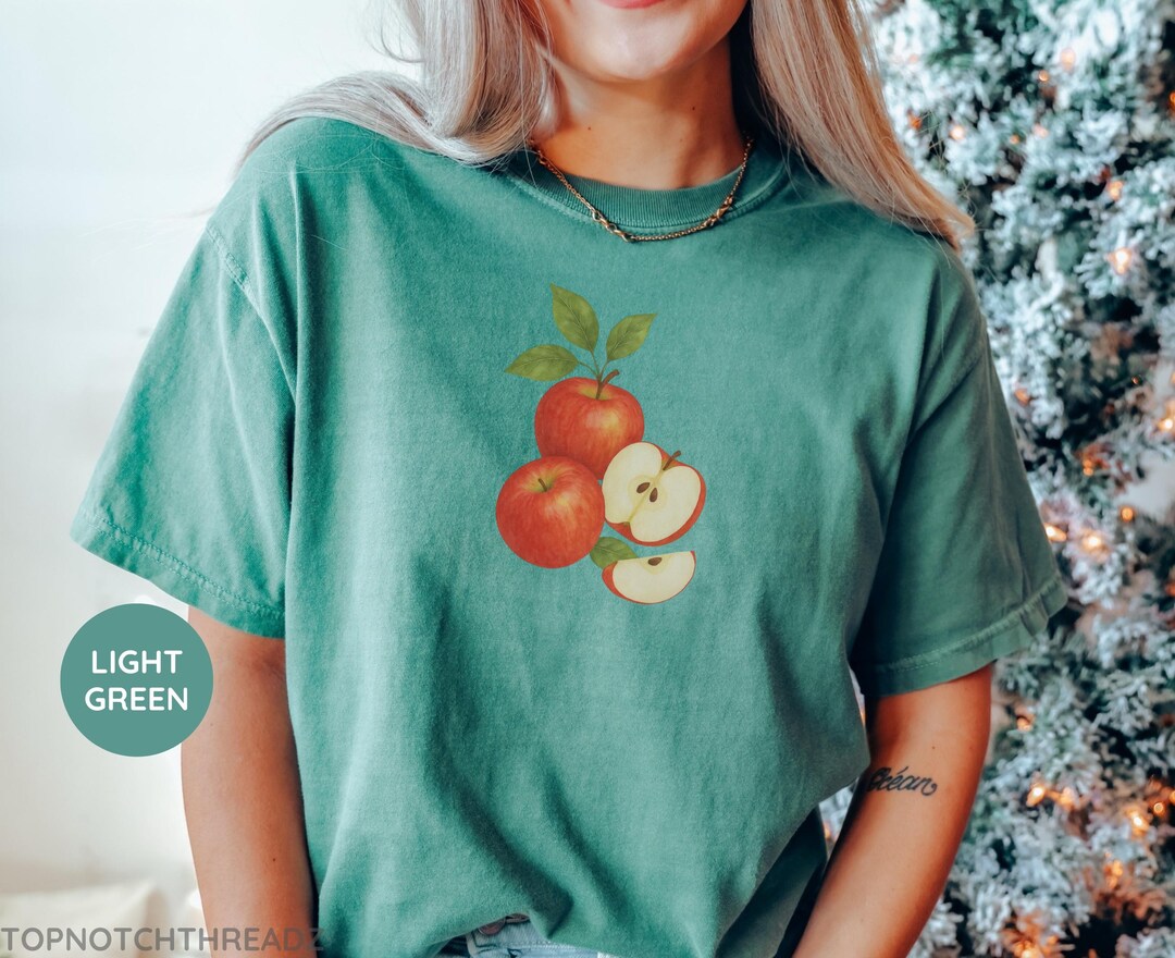 Vintage Apple Shirt, Fruit Tee, Apple Tshirt, Summer Shirt, Foodie ...