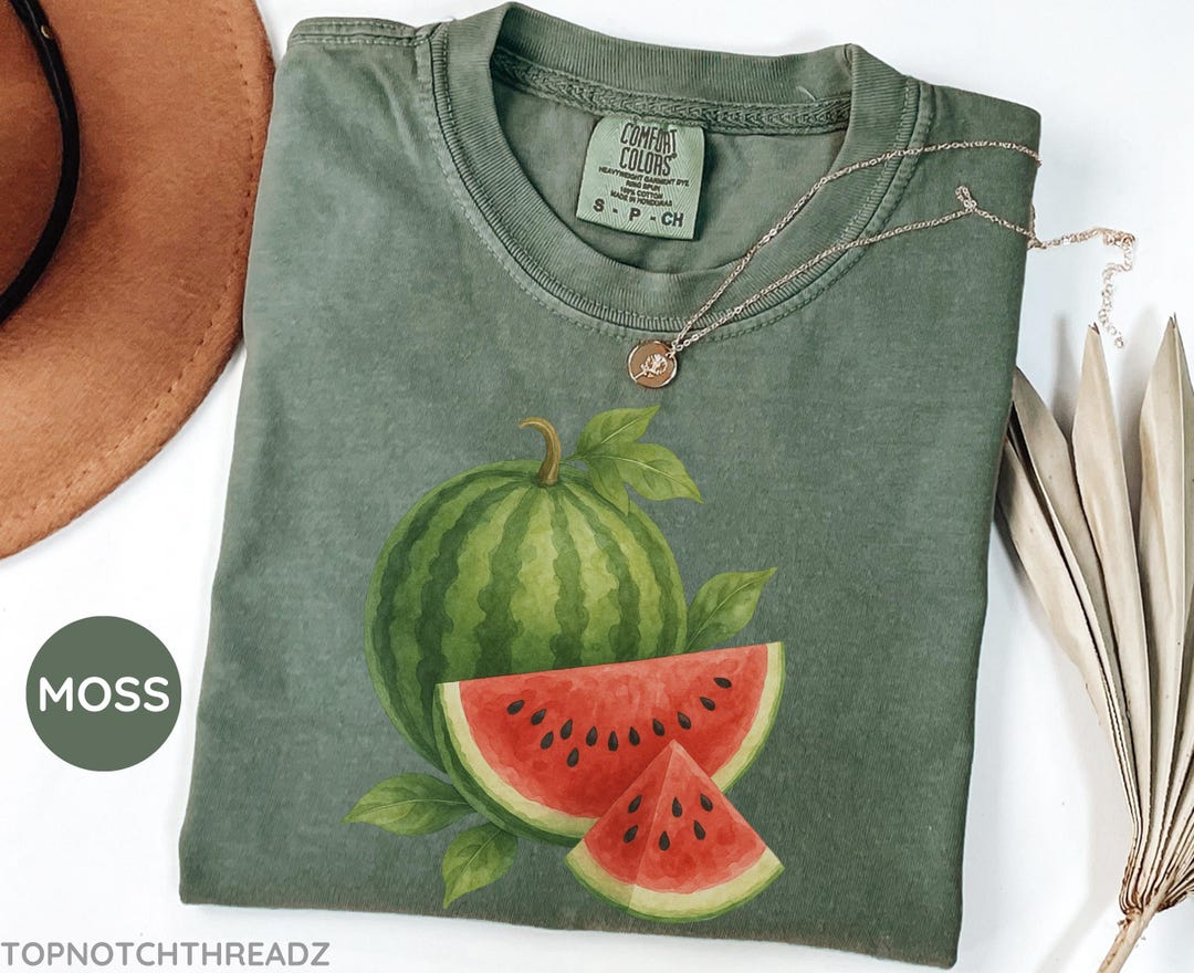 Vintage Watermelon Shirt, Watermelon Tshirt, Summer Shirt, Fruit Lover ...