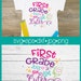 Back to School SVG, First Day of School Svg, First Grade Just Got Cuter ...