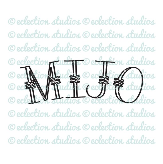 Baby Boy SVG MIJO word art cut file for silhouette or | Etsy
