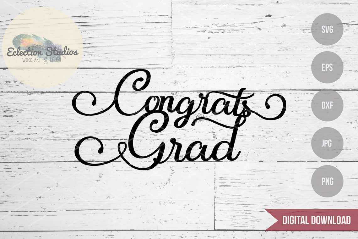 Congrats Grad SVG Class of 2020 graduation high school | Etsy