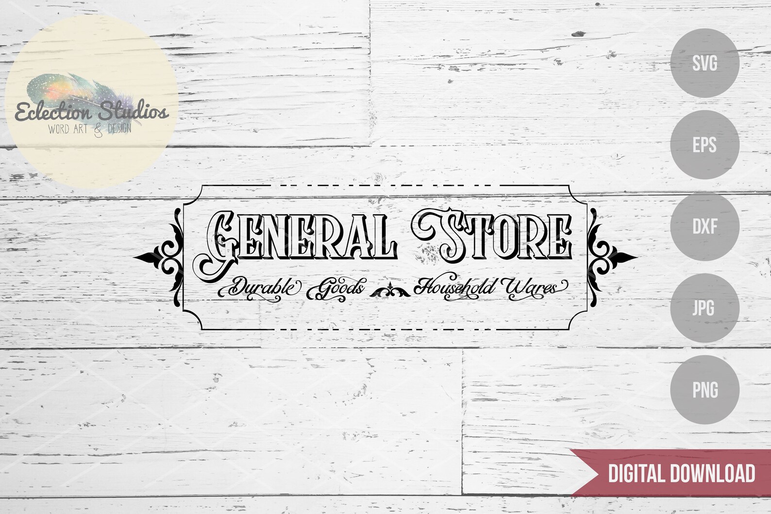 General Store SVG Farmhouse Svg Wood Sign Svg Victorian - Etsy