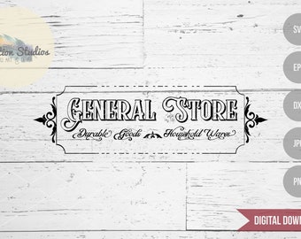 General Store Svg | Etsy